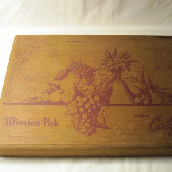 Other | 194s California Mission Pak Real Redwood Mailorder Fruit Box 37 ...